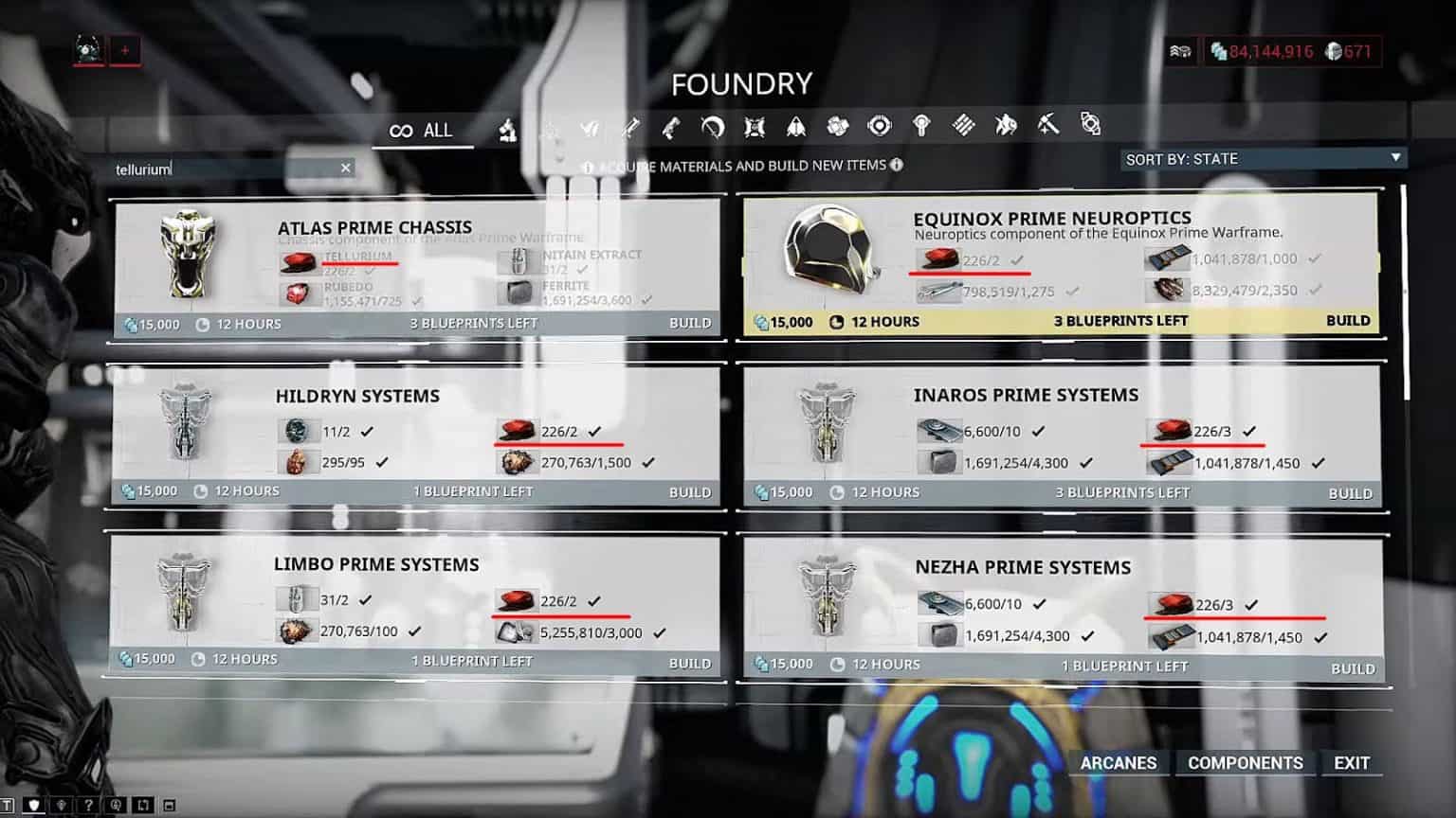 Warframe Tellurium Farm 2023 Full Guide - GoldenEyeVault