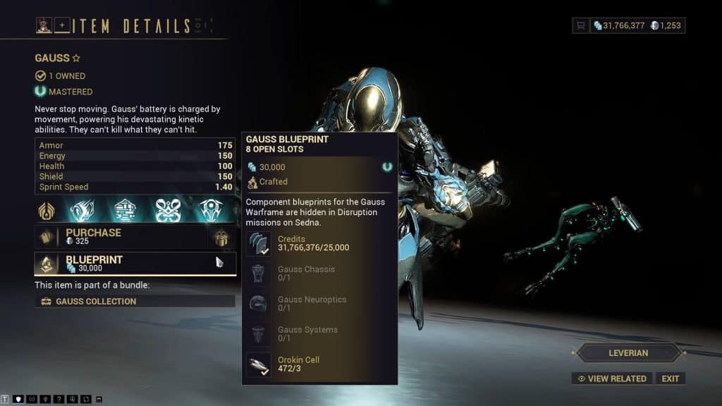 How To Get Gauss In Warframe: Full Guide 2023 In GoldenEye Vault