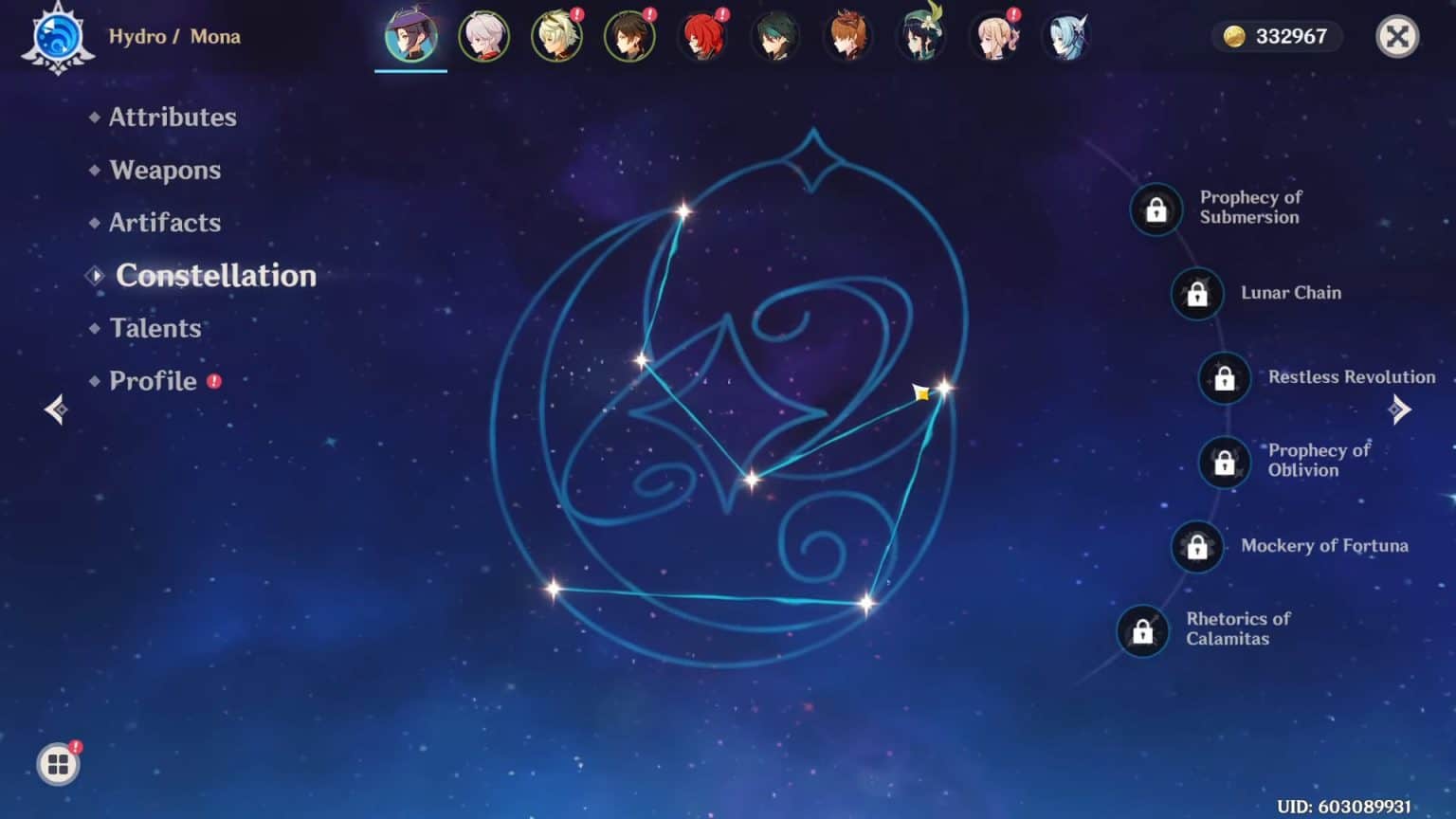 Genshin Impact: Best Mona Build Full Guide In GoldenEye Vault