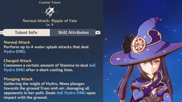 Genshin Impact: Best Mona Build Full Guide In GoldenEye Vault